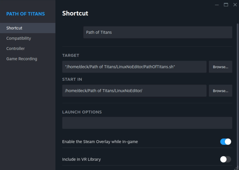 Installing Path of Titans on Steam Deck - Alderon Games